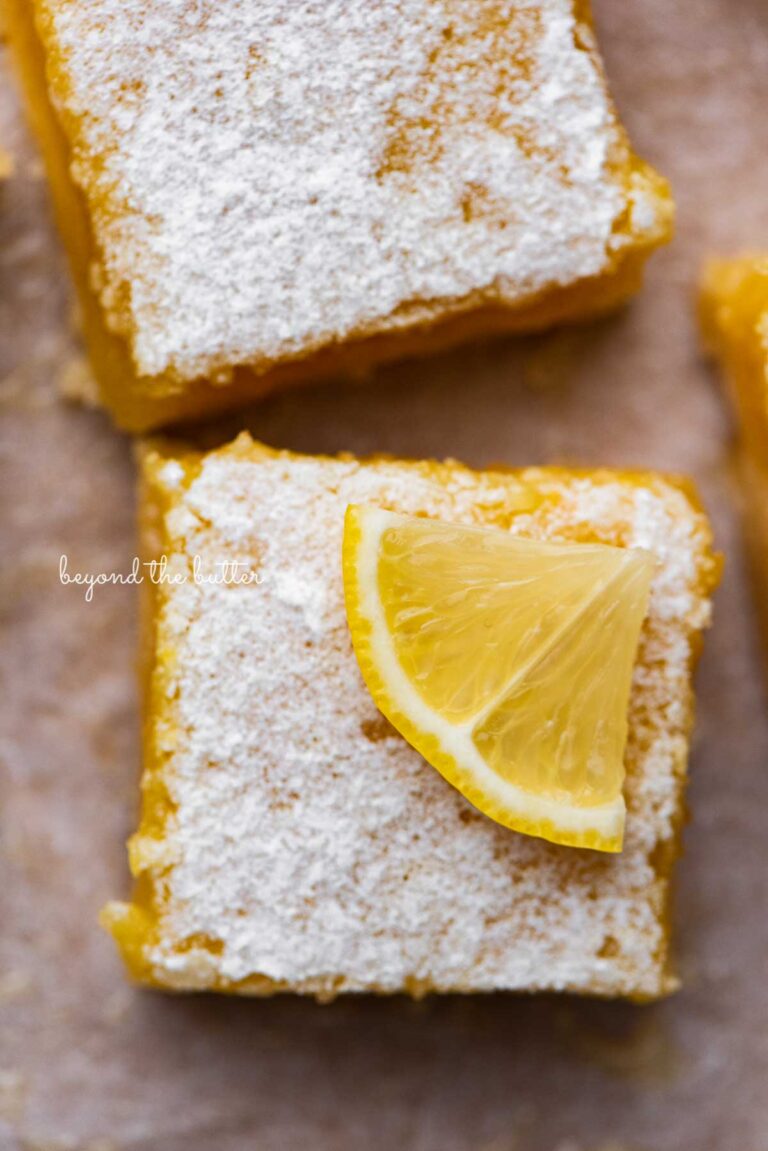 Super Easy Lemon Bars - Beyond the Butter