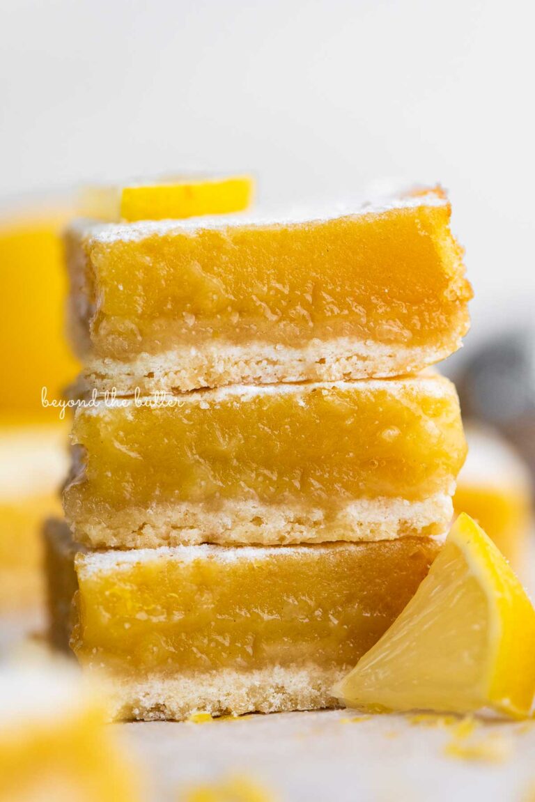 Super Easy Lemon Bars - Beyond the Butter