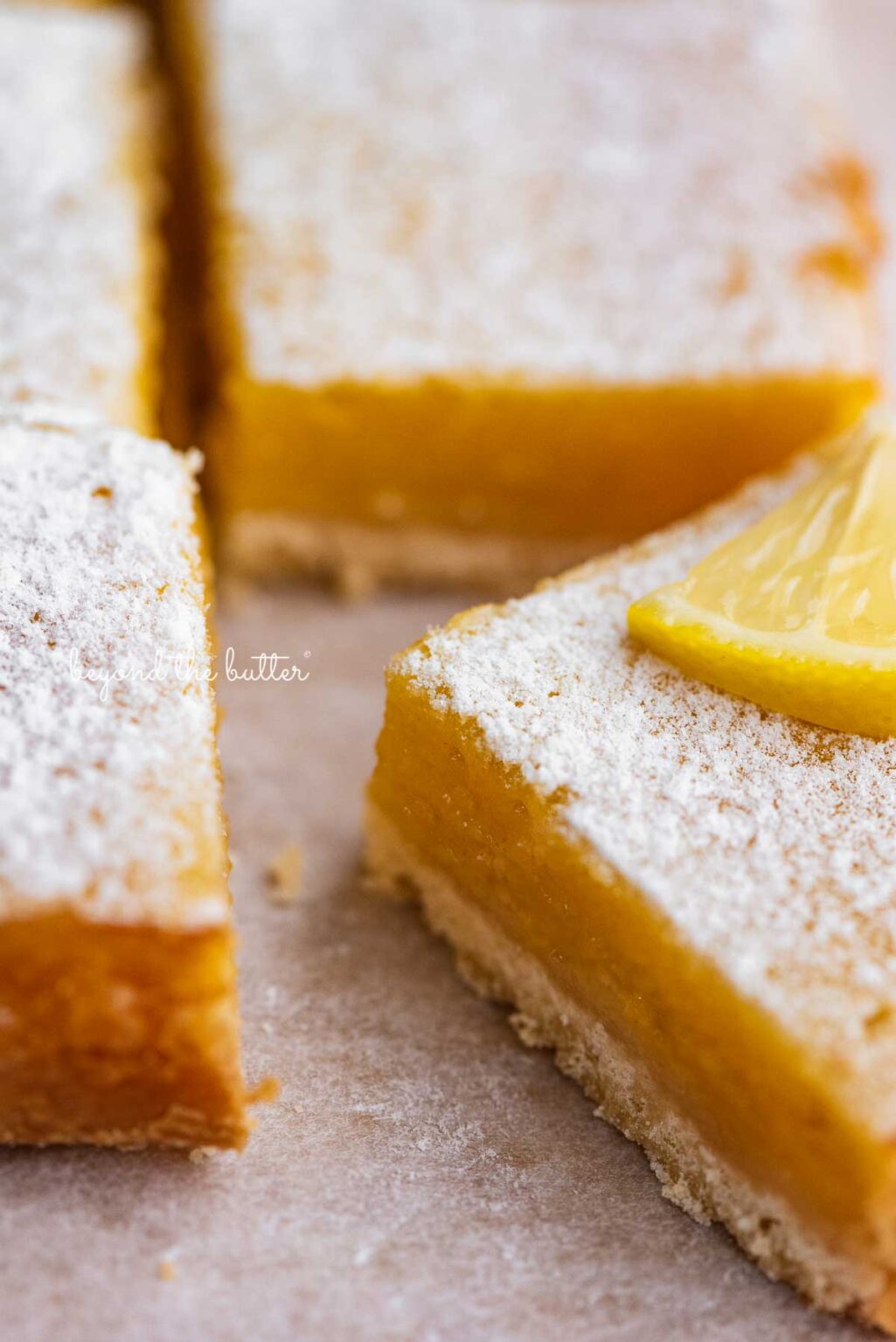 Super Easy Lemon Bars - Beyond the Butter
