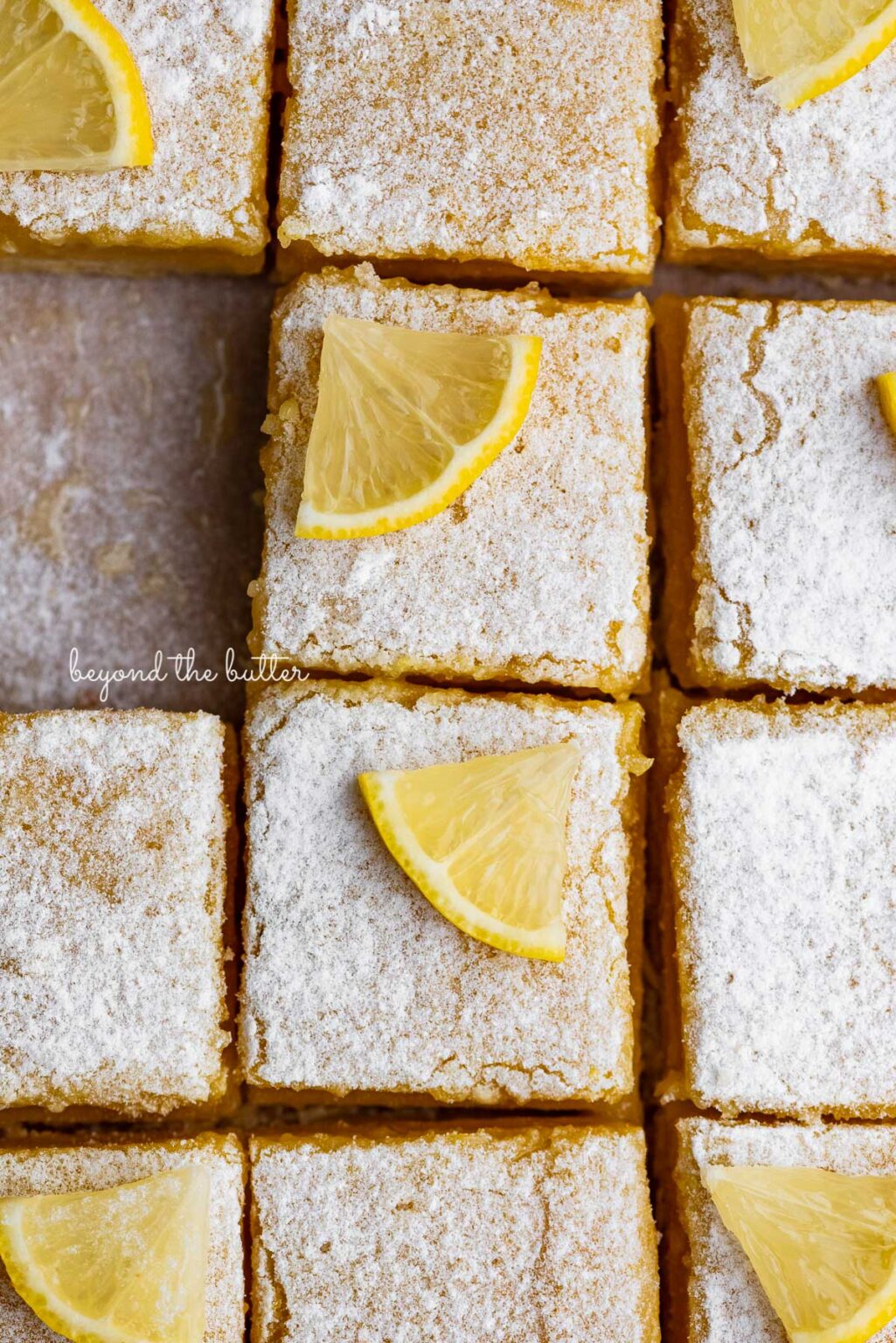 Super Easy Lemon Bars - Beyond the Butter