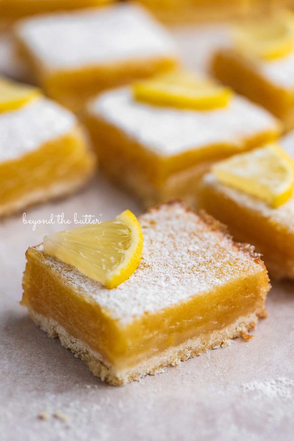 Super Easy Lemon Bars - Beyond the Butter