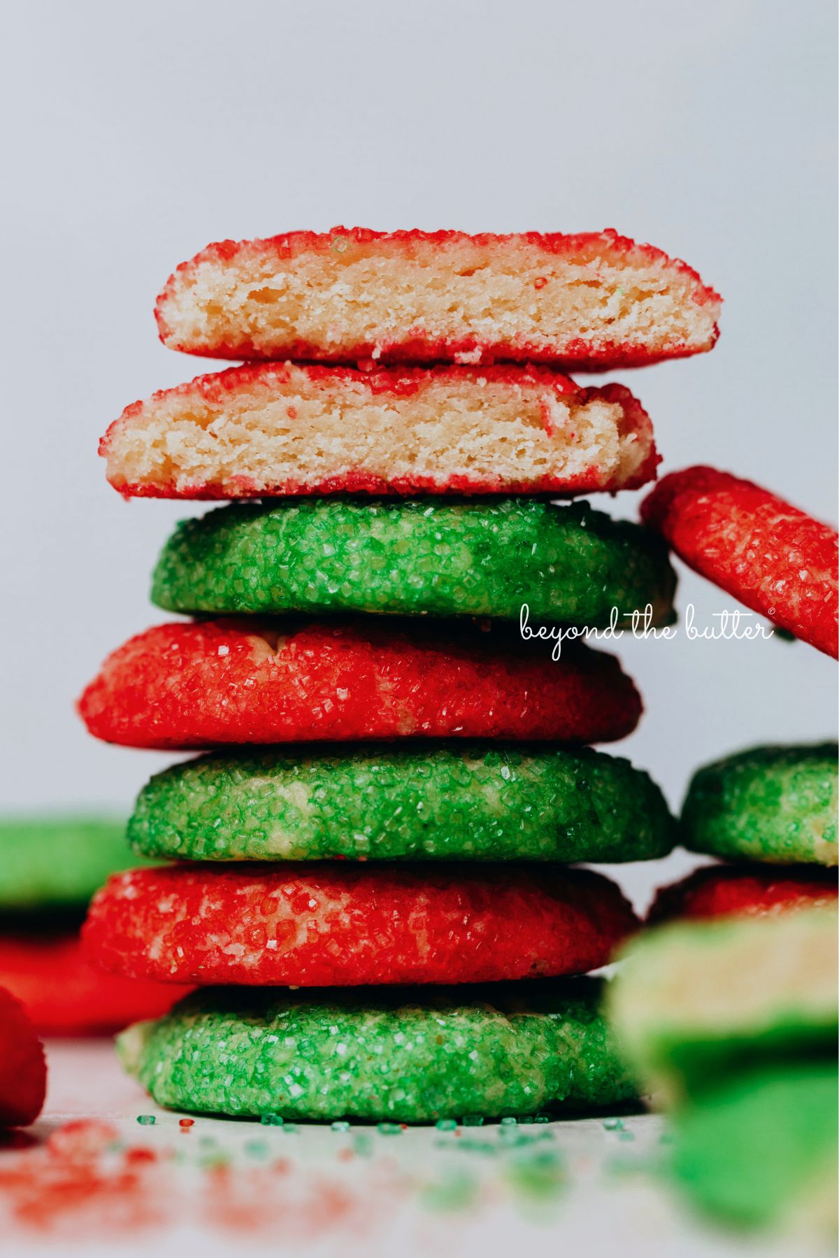 Almond Sprinkle Cookies - Beyond the Butter