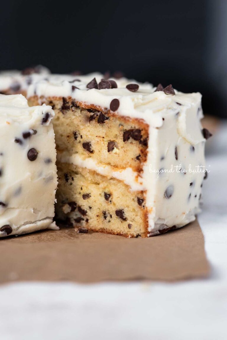 Chocolate Chip Cake - Beyond the Butter