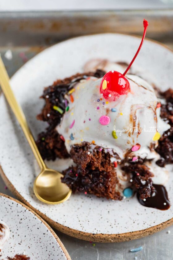 Hot Fudge Pudding Cake - Beyond the Butter