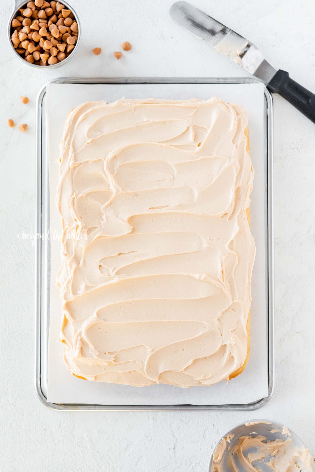 Butterscotch Krimpet Sheet Cake - Beyond the Butter