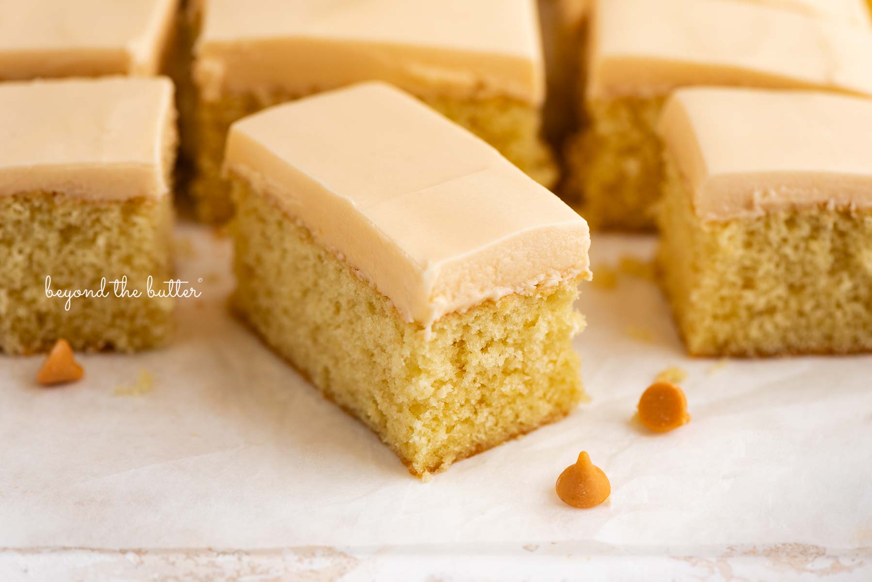 Butterscotch Krimpet Sheet Cake - Beyond the Butter