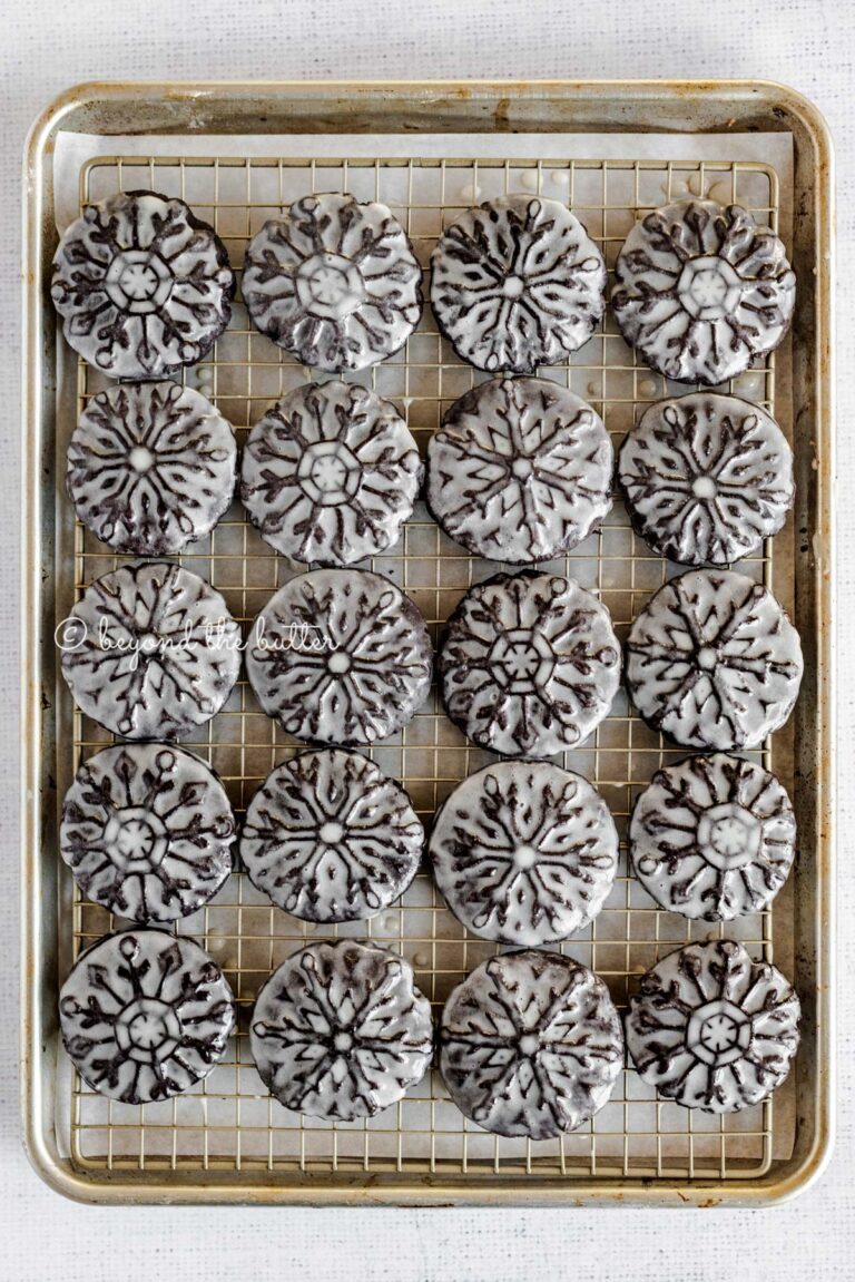 Homemade Oreo Snowflake Cookies - Beyond the Butter