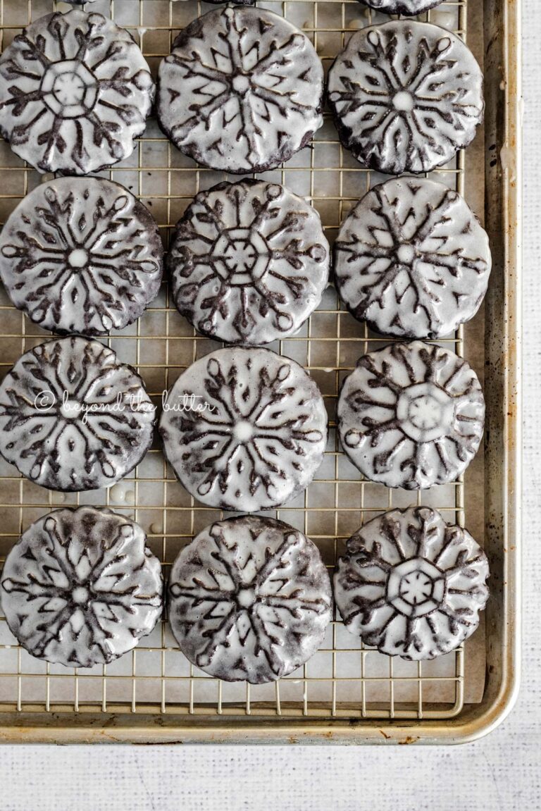 Homemade Oreo Snowflake Cookies - Beyond the Butter