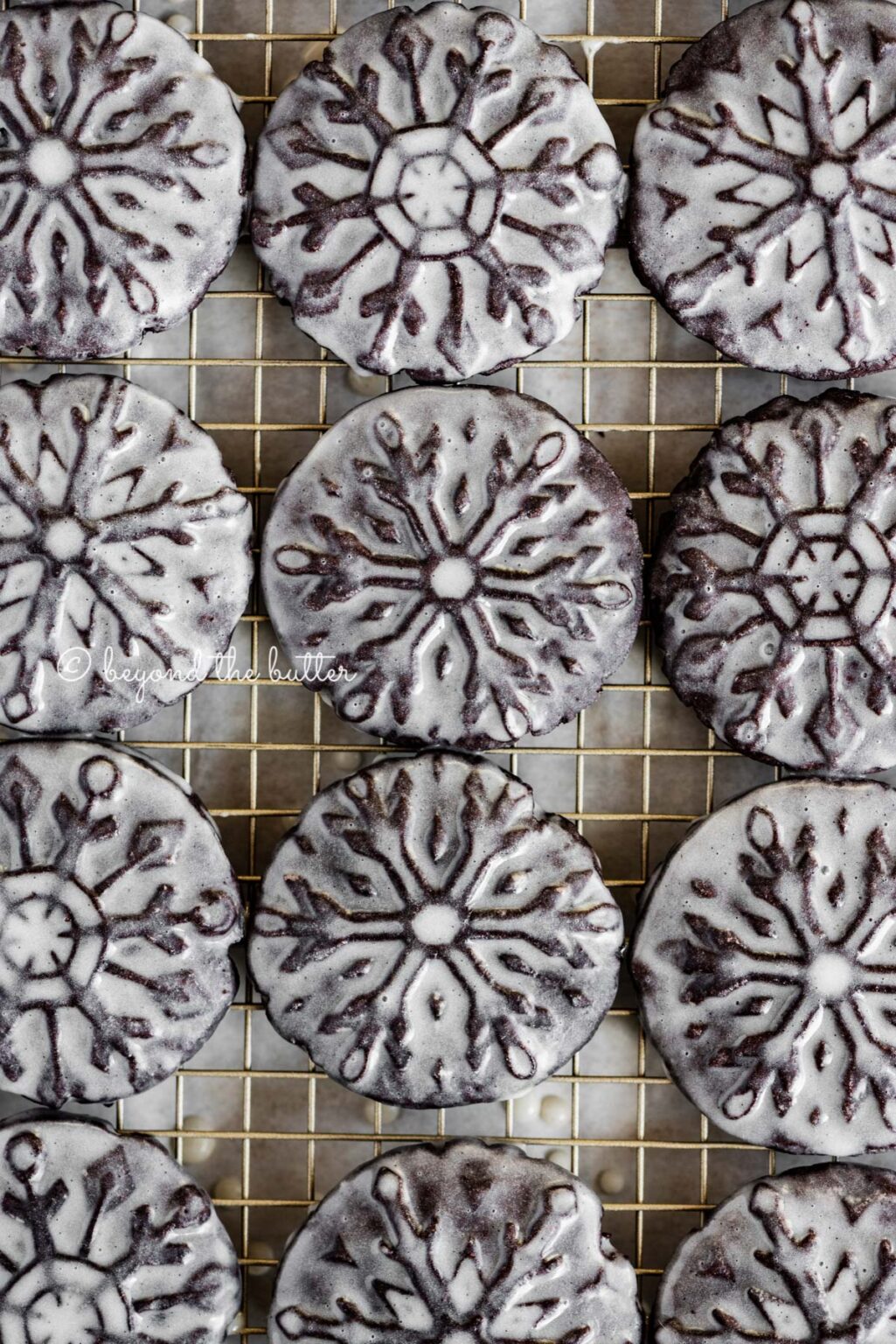 Homemade Oreo Snowflake Cookies - Beyond the Butter