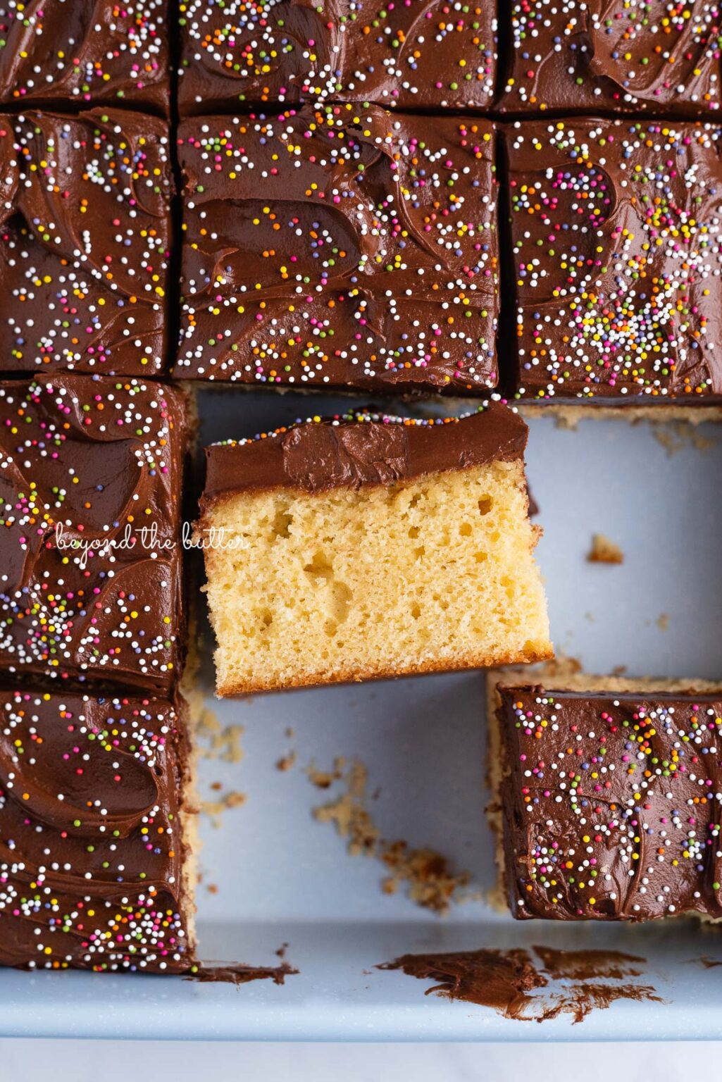 Butterscotch Krimpet Sheet Cake - Beyond the Butter