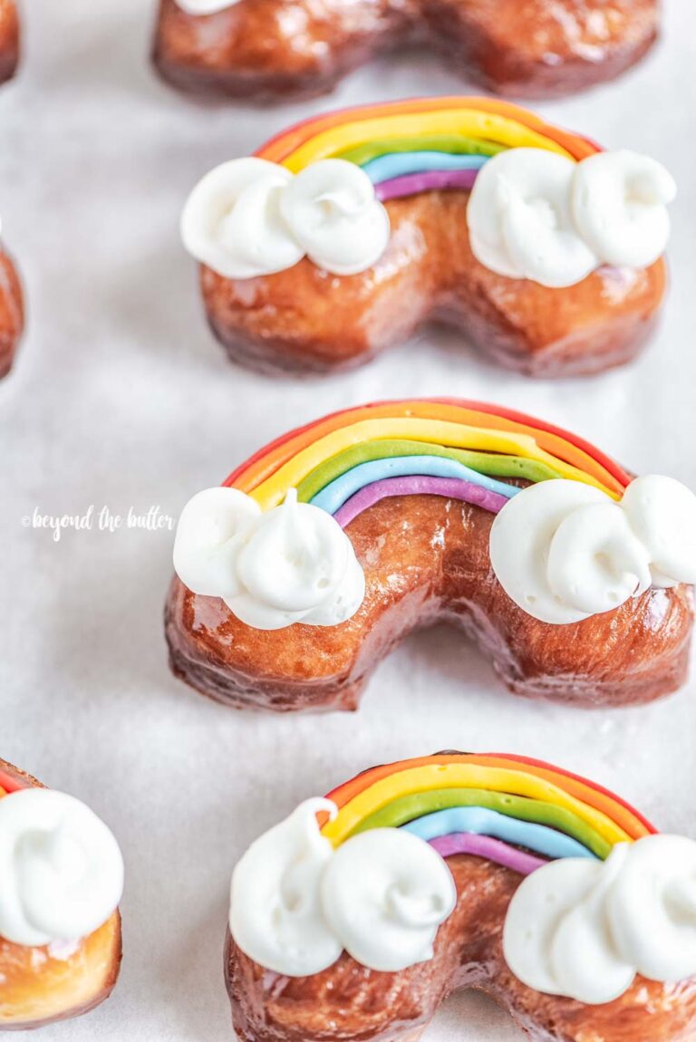 Rainbow Donuts - Beyond the Butter