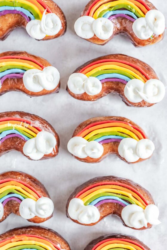 Rainbow Donuts - Beyond the Butter