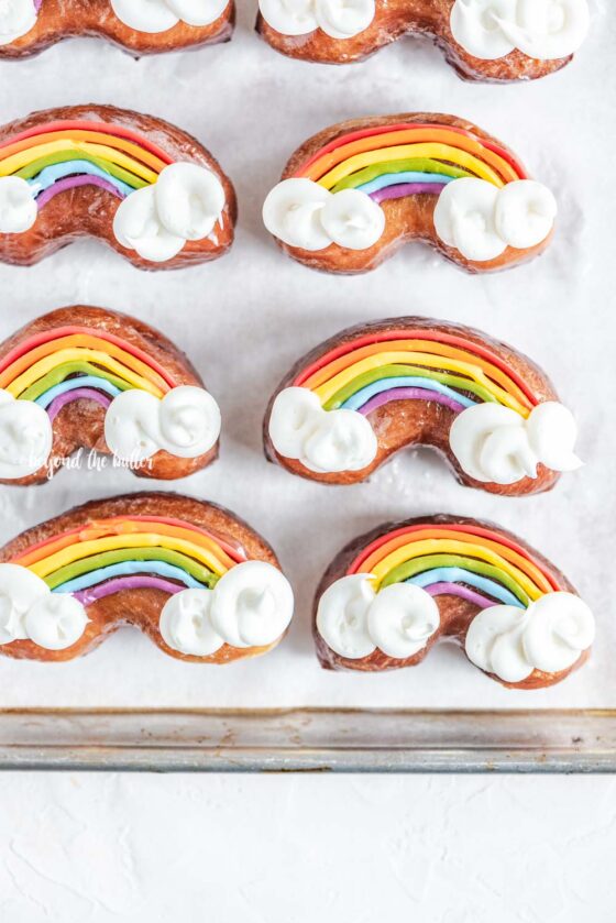 Rainbow Donuts - Beyond the Butter