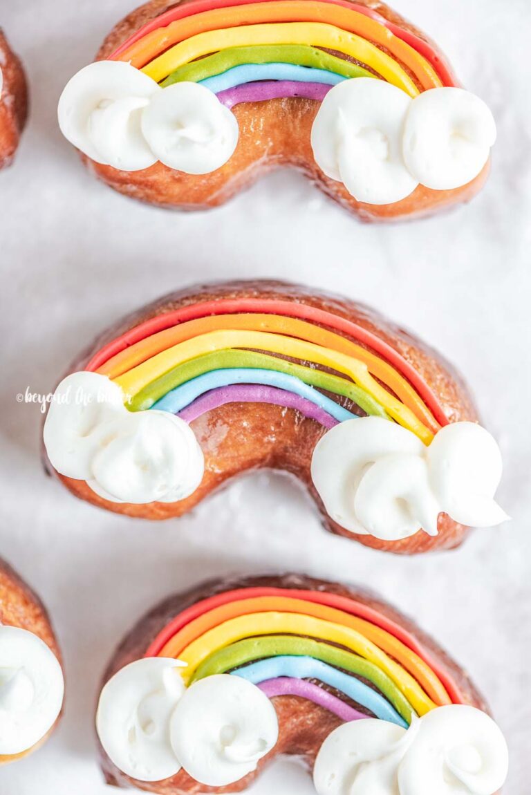 Rainbow Donuts - Beyond the Butter