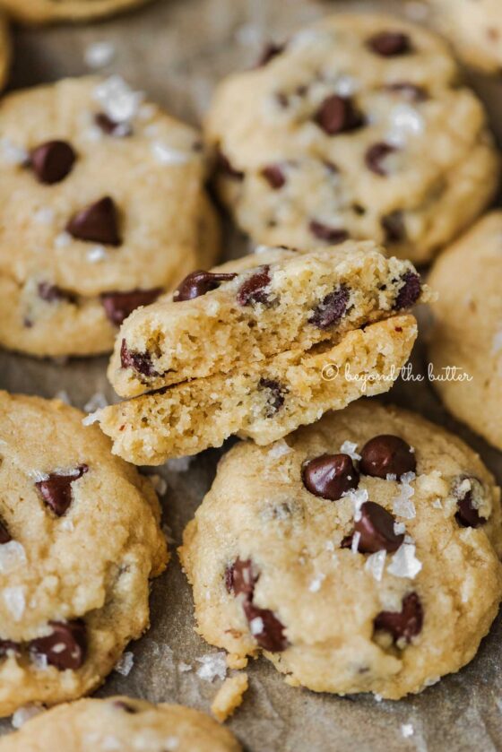 Chocolate Chip Shortbread Cookies - Beyond the Butter