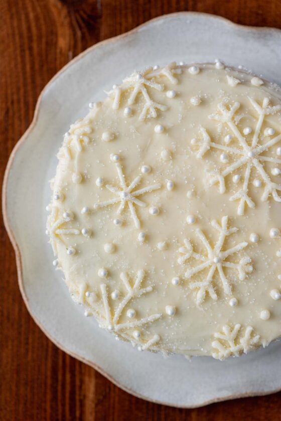 Single Layer Red Velvet Cake - Beyond the Butter