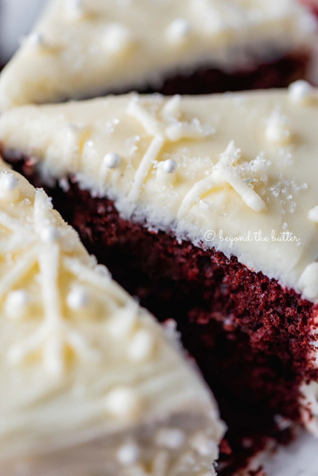 Single Layer Red Velvet Cake - Beyond the Butter