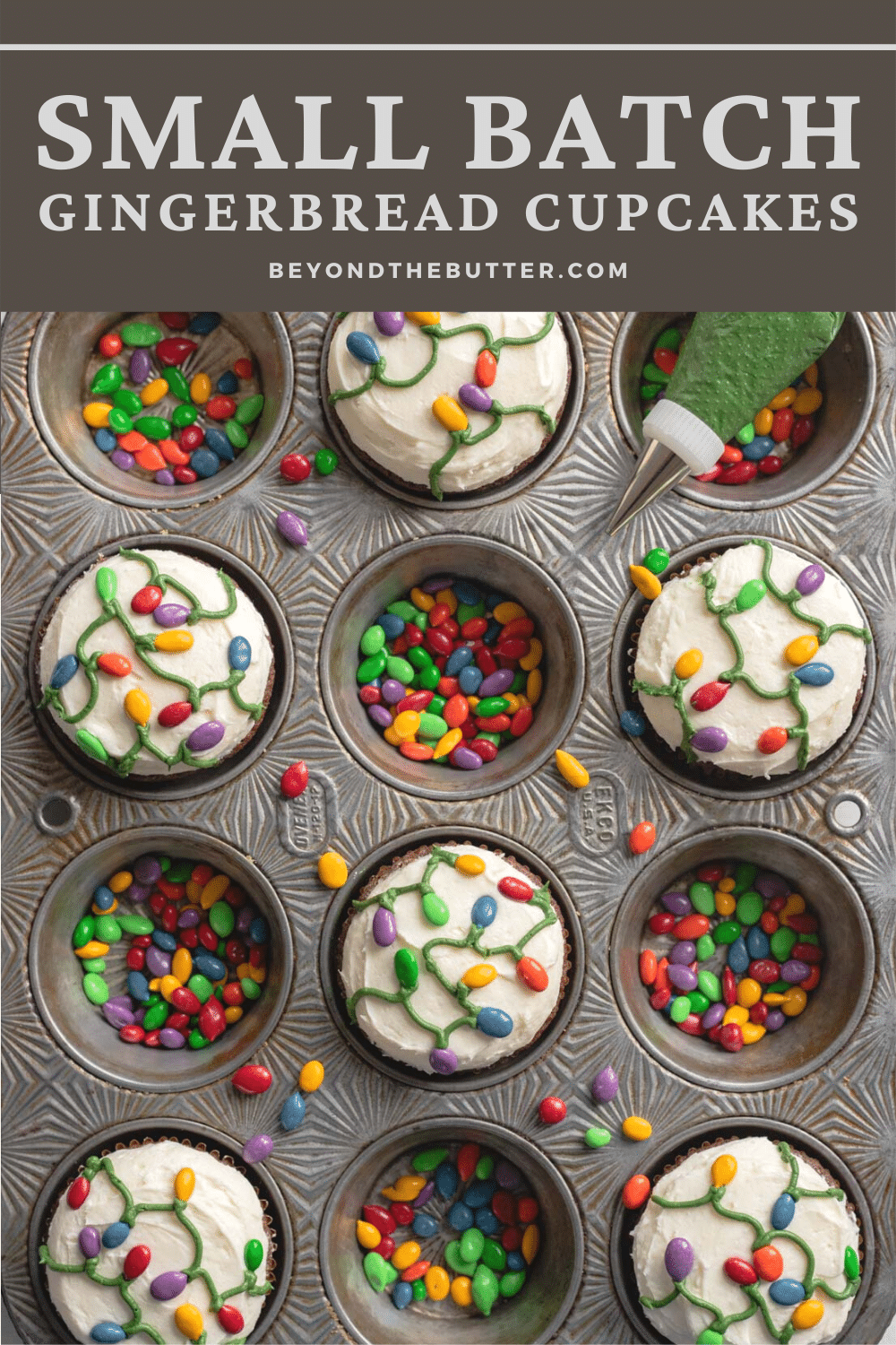 Small Batch Gingerbread Cupcakes - Beyond the Butter