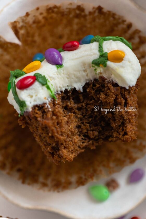 Small Batch Gingerbread Cupcakes - Beyond the Butter