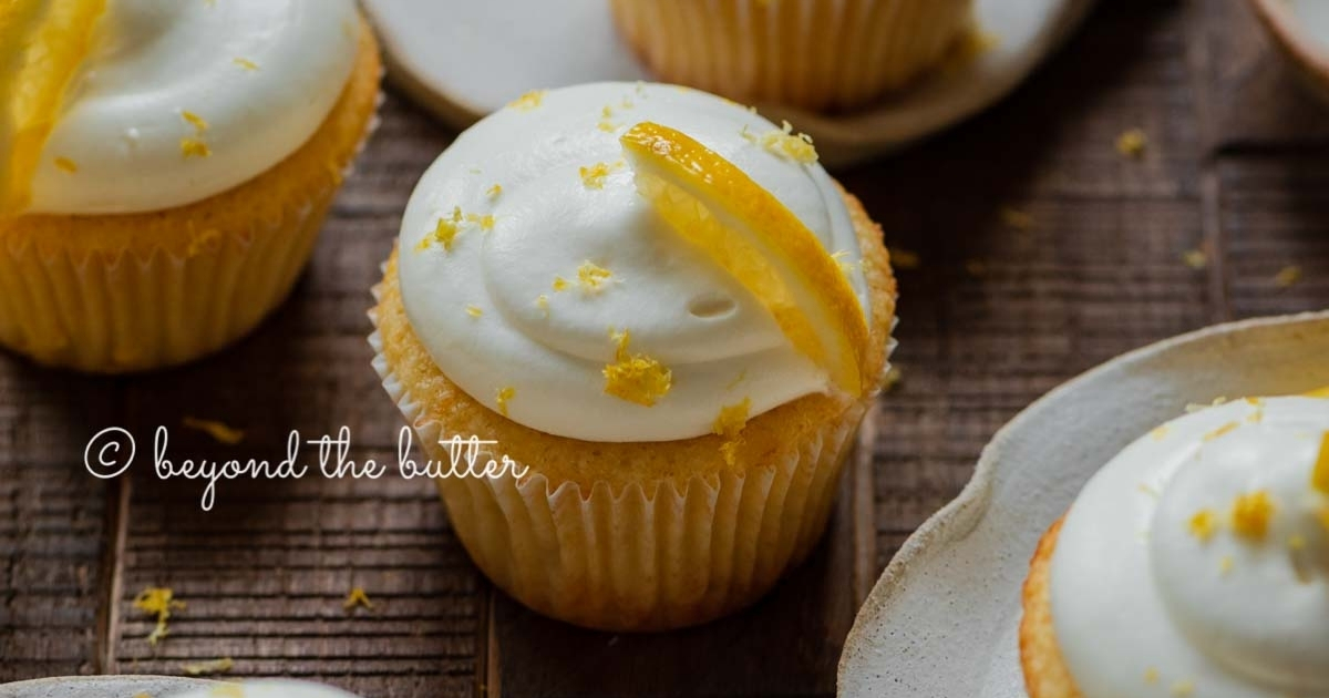 Small Batch Lemon Cupcakes - Beyond the Butter