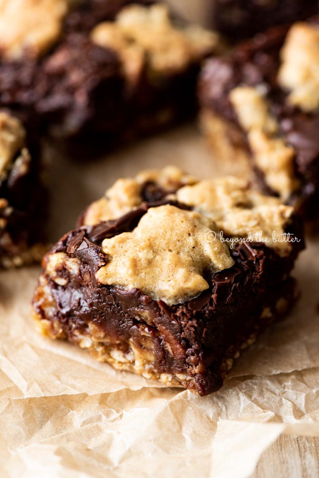 Classic Fudge Nut Bars - Beyond the Butter