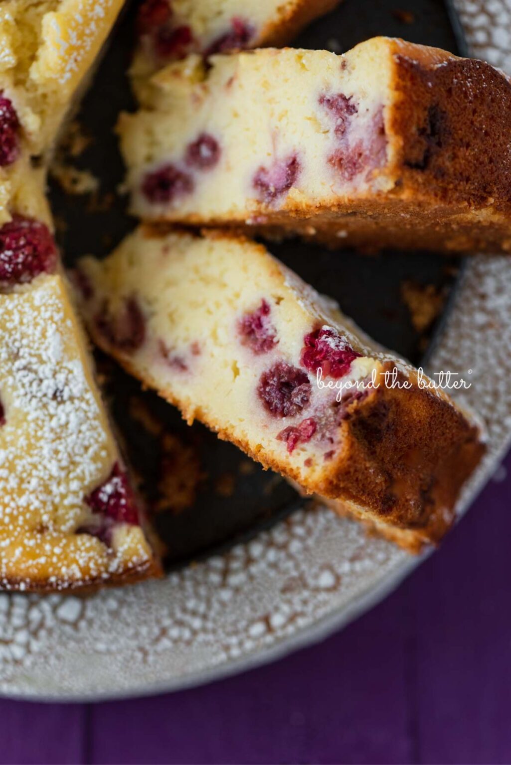 Lemon Raspberry Ricotta Cake - Beyond the Butter