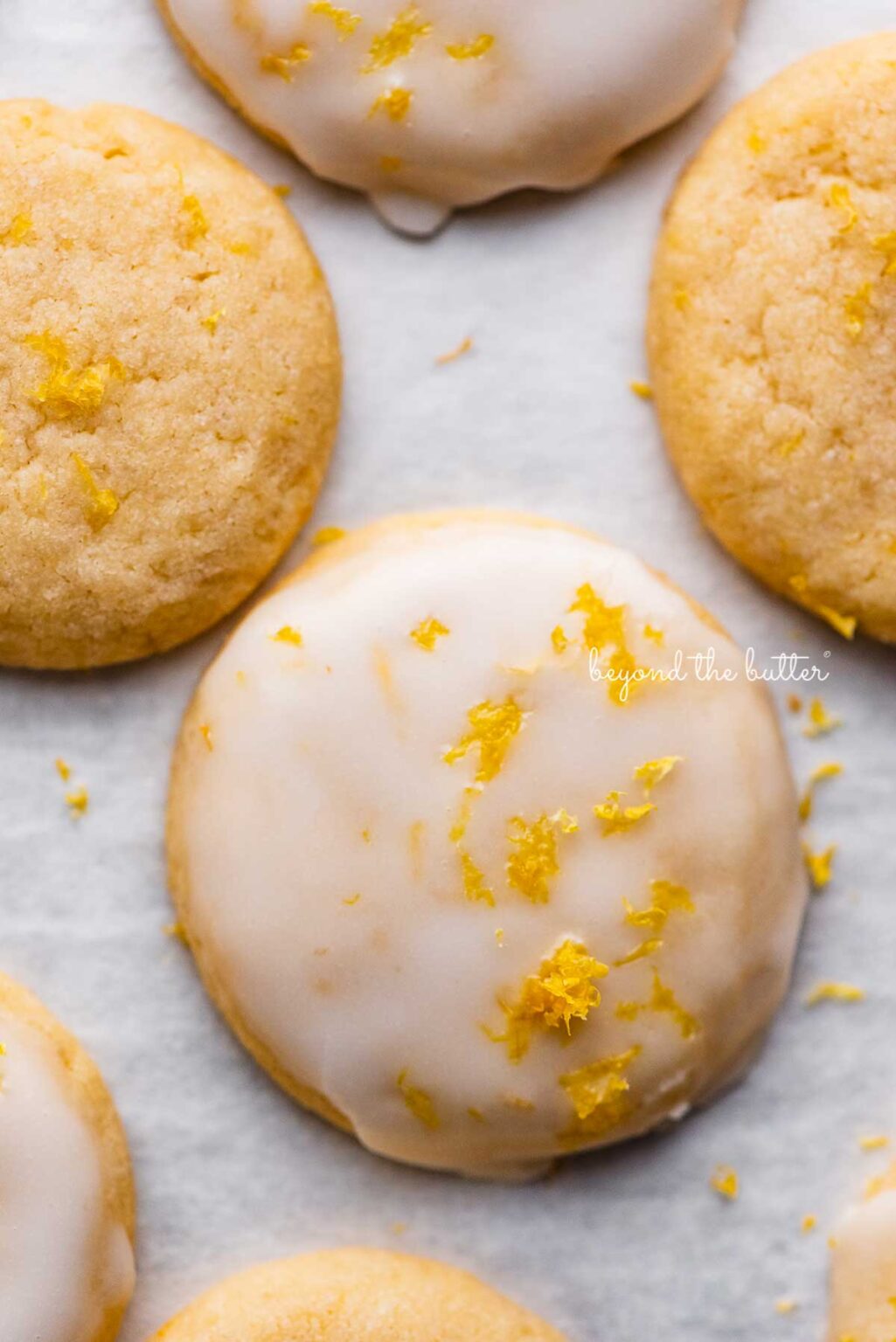 Lemon Shortbread Cookies - Beyond the Butter