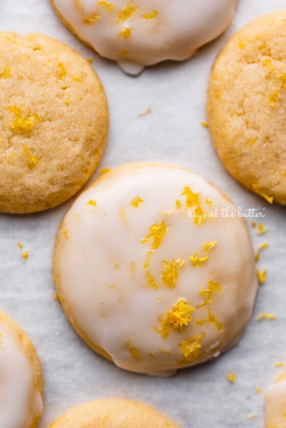 Lemon Shortbread Cookies - Beyond the Butter