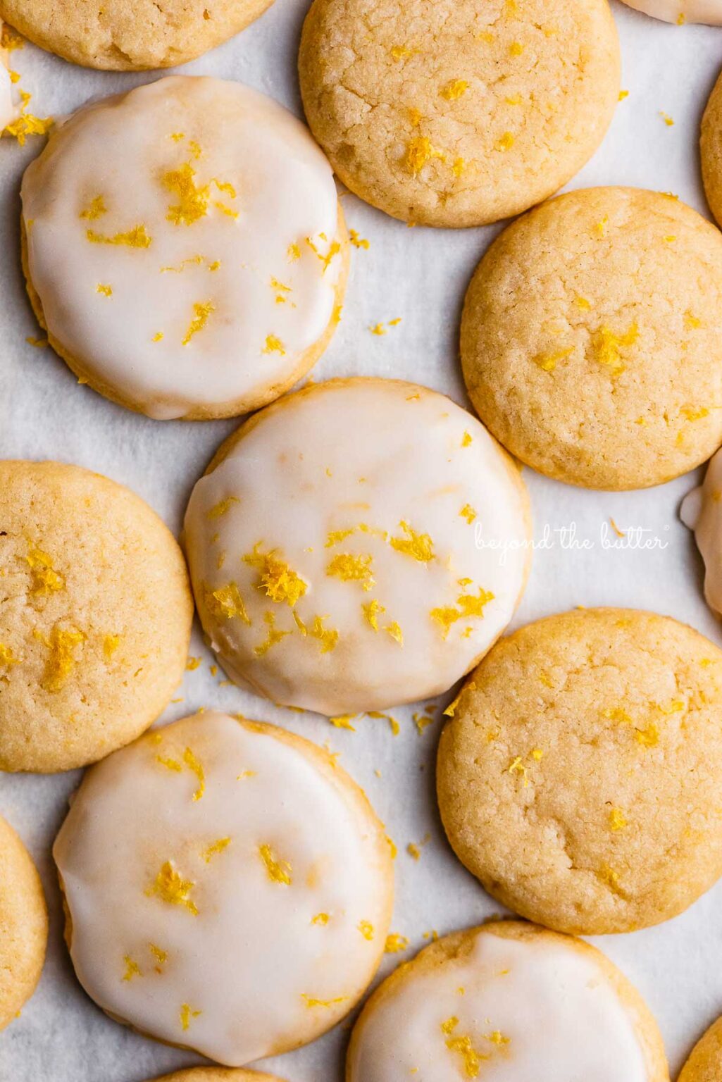 Lemon Shortbread Cookies - Beyond the Butter