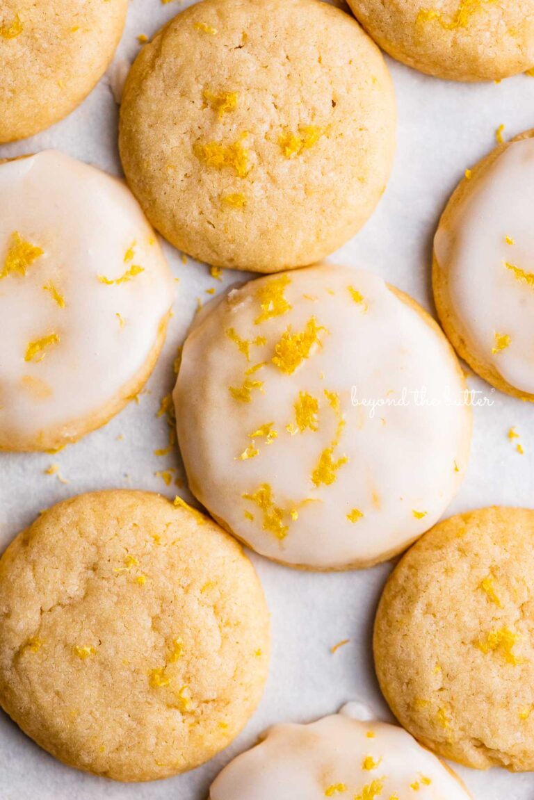 Lemon Shortbread Cookies - Beyond the Butter