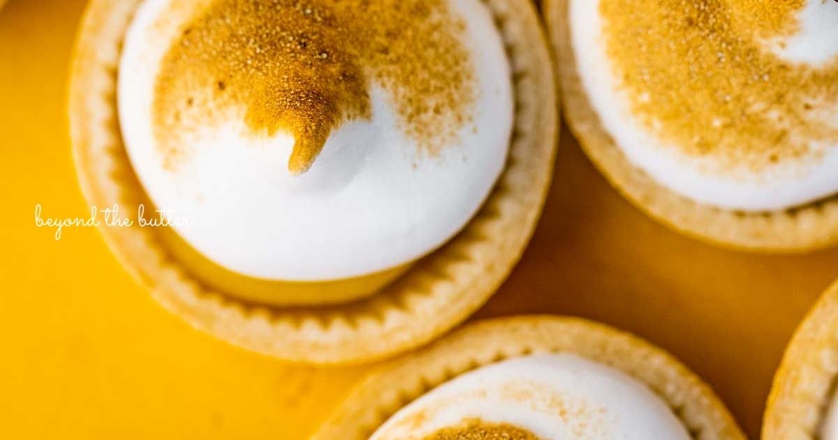 Mini Lemon Meringue Pies - Beyond the Butter