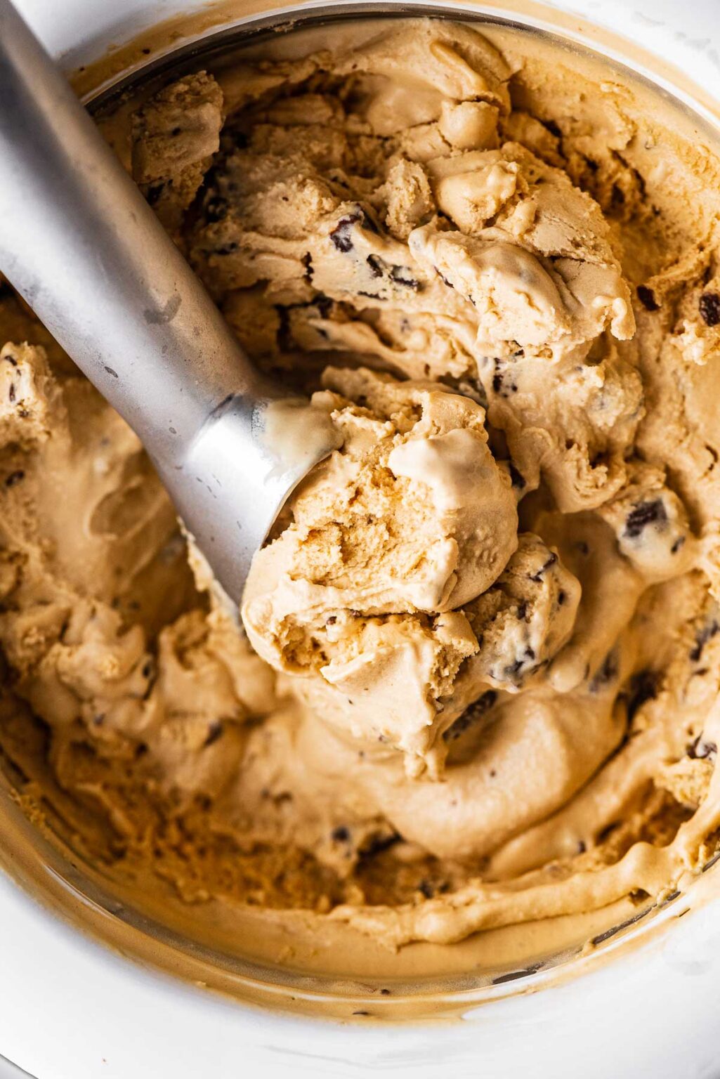 Dulce de Leche Ice Cream with Chocolate Covered Pretzels - Beyond the ...