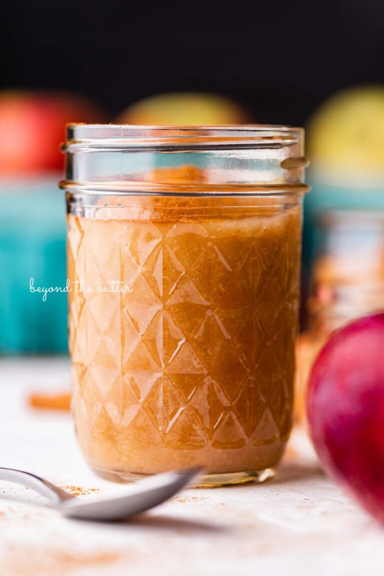 No Sugar Added Homemade Applesauce - Beyond the Butter