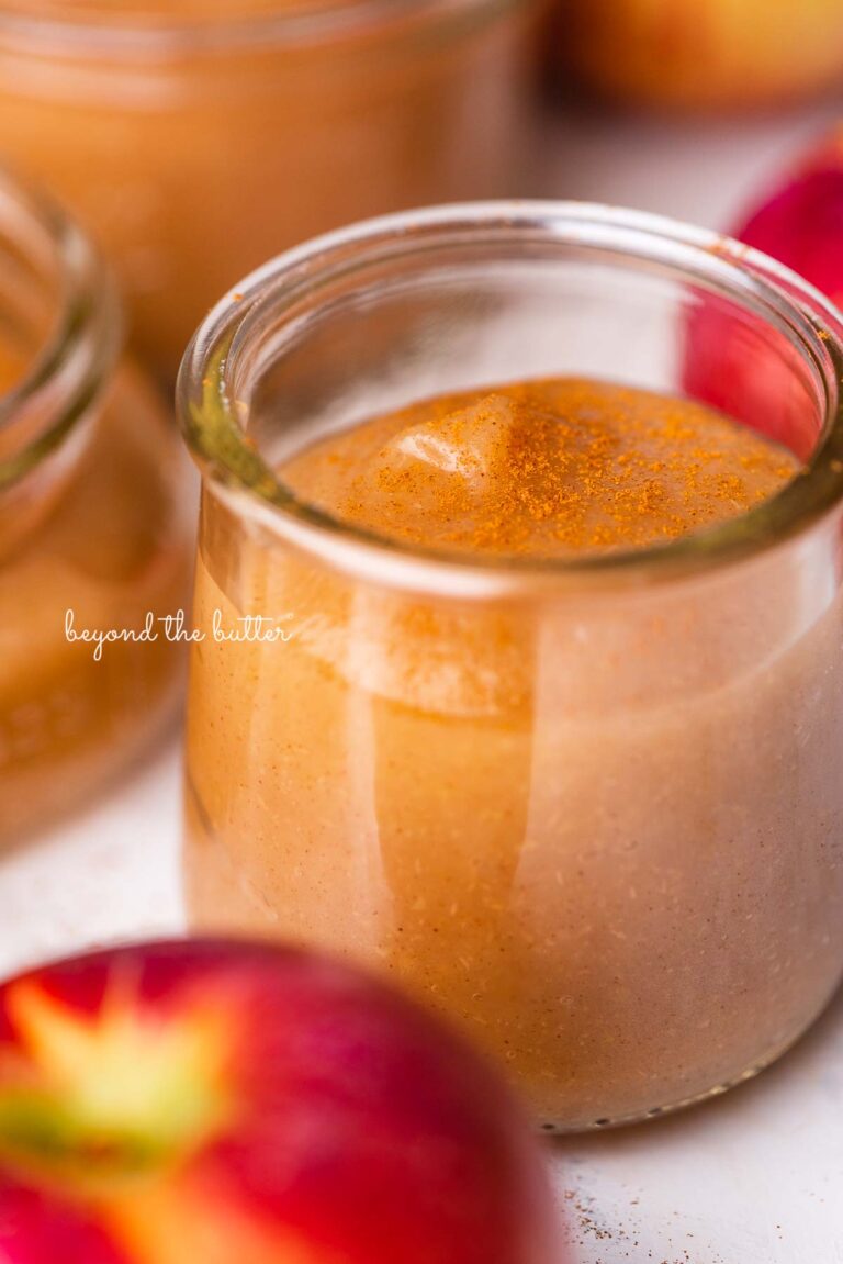 No Sugar Added Homemade Applesauce - Beyond the Butter