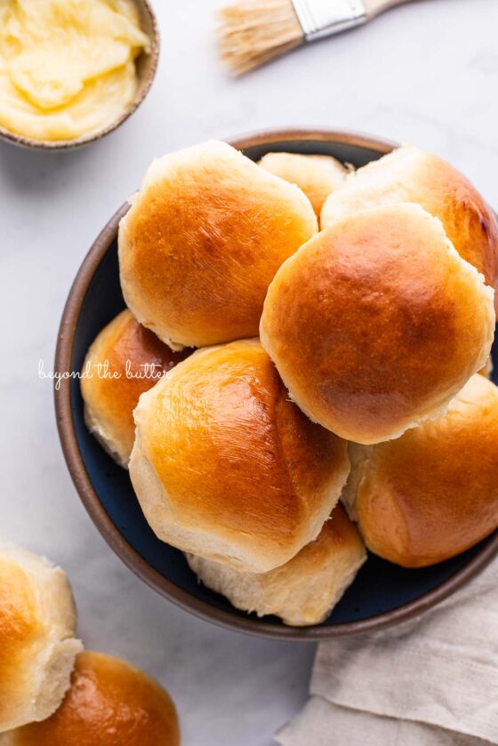 Honey Butter Dinner Rolls - Beyond the Butter