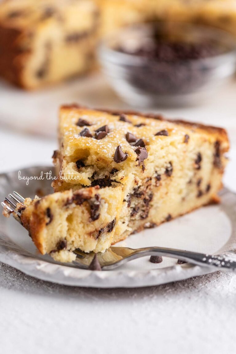 Chocolate Chip Ricotta Cake - Beyond the Butter