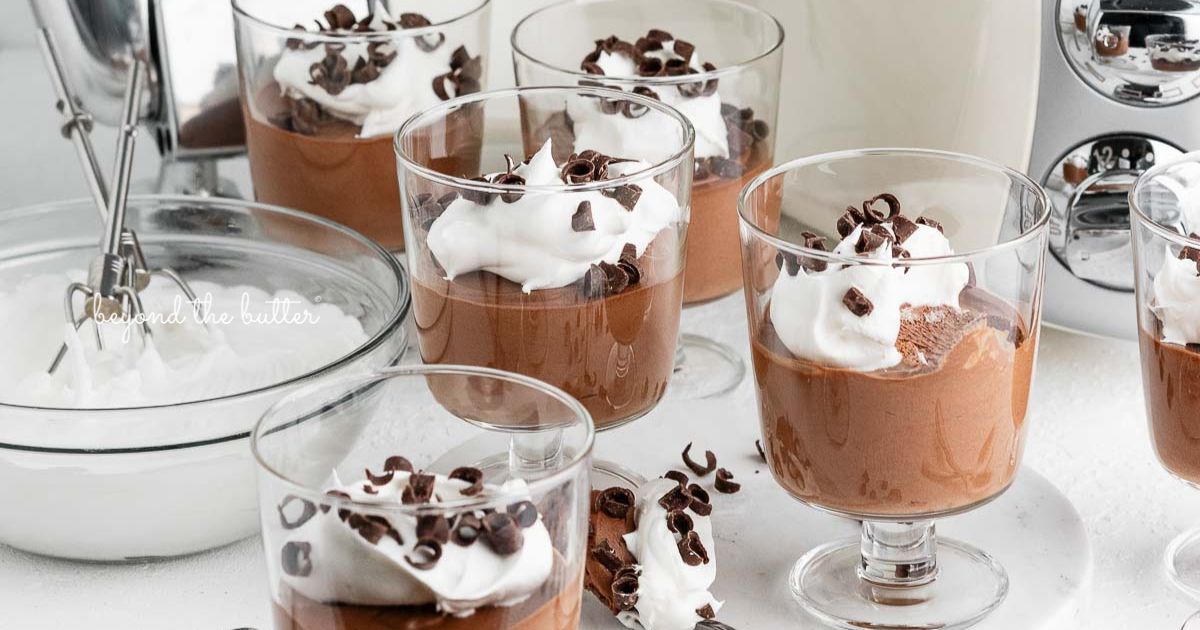 Easy Blender Chocolate Mousse - Beyond the Butter