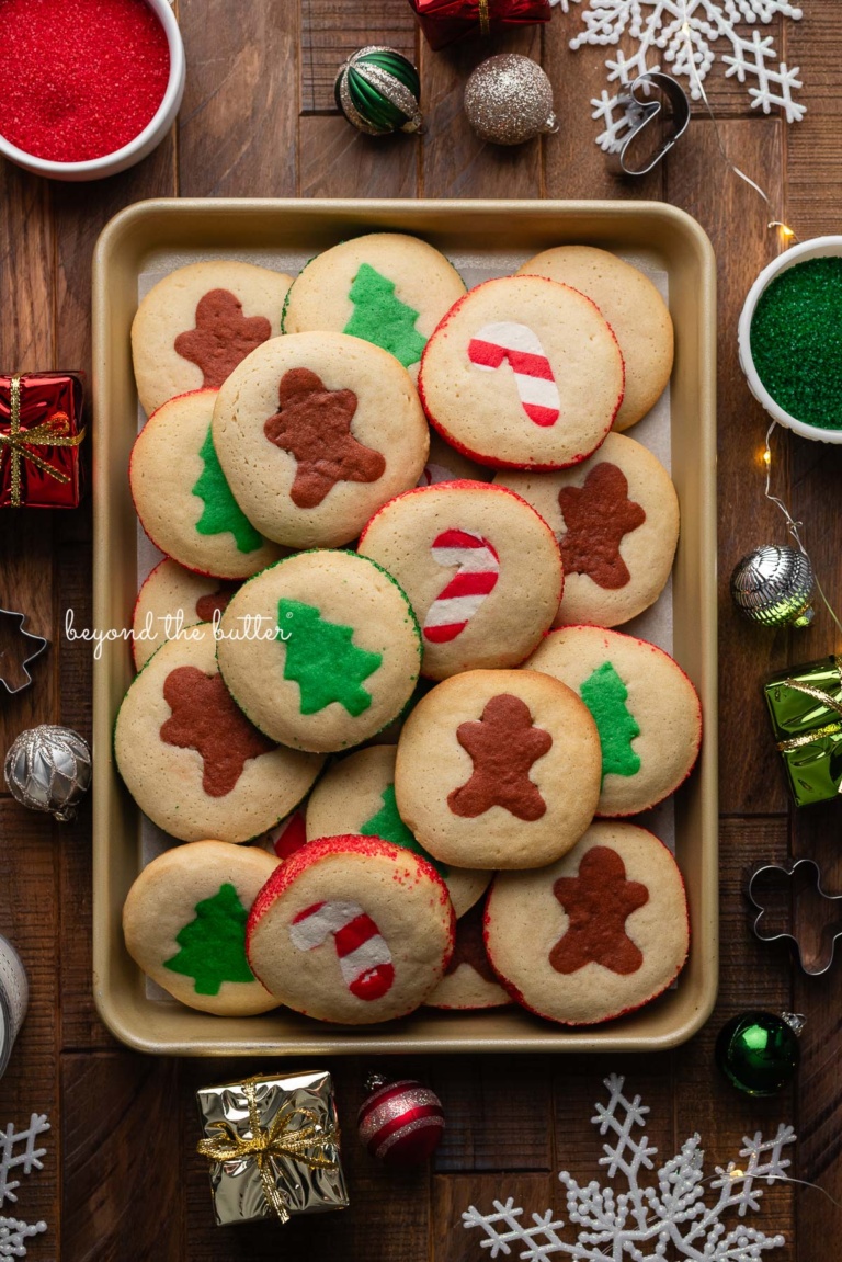 Holiday Slice and Bake Cookies - Beyond the Butter
