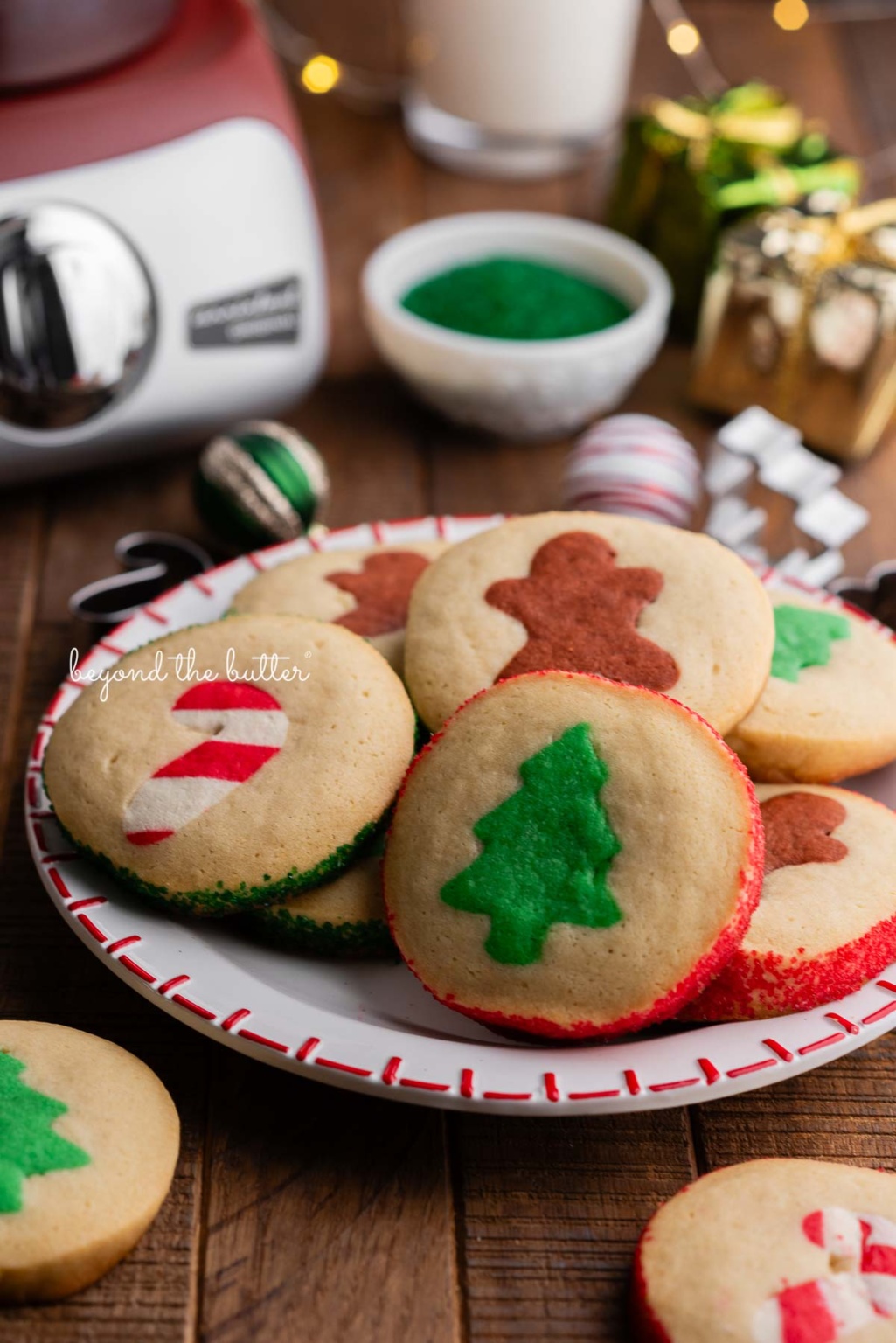 Holiday Slice and Bake Cookies - Beyond the Butter