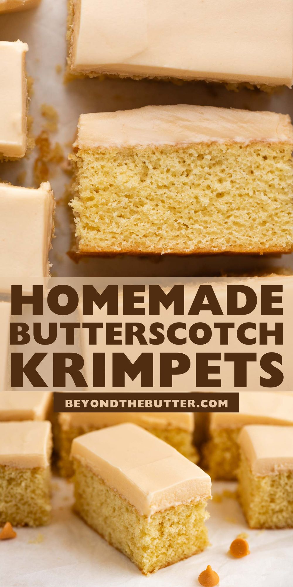 Butterscotch Krimpet Sheet Cake - Beyond the Butter