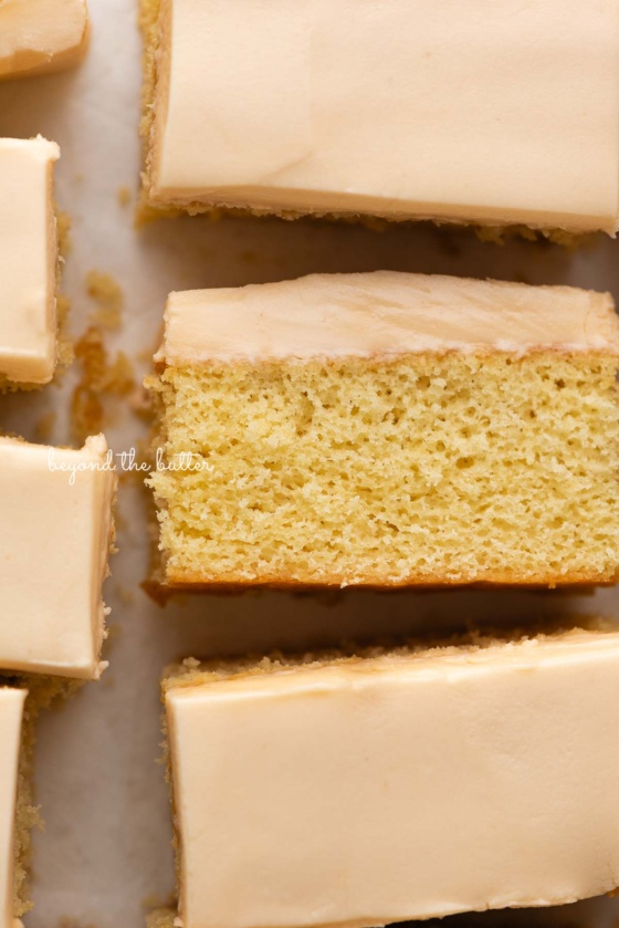 Butterscotch Krimpet Sheet Cake - Beyond the Butter