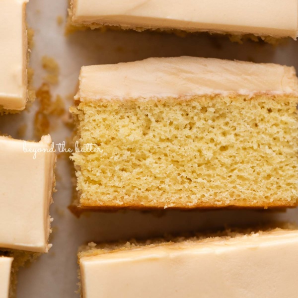Butterscotch Krimpet Sheet Cake - Beyond the Butter