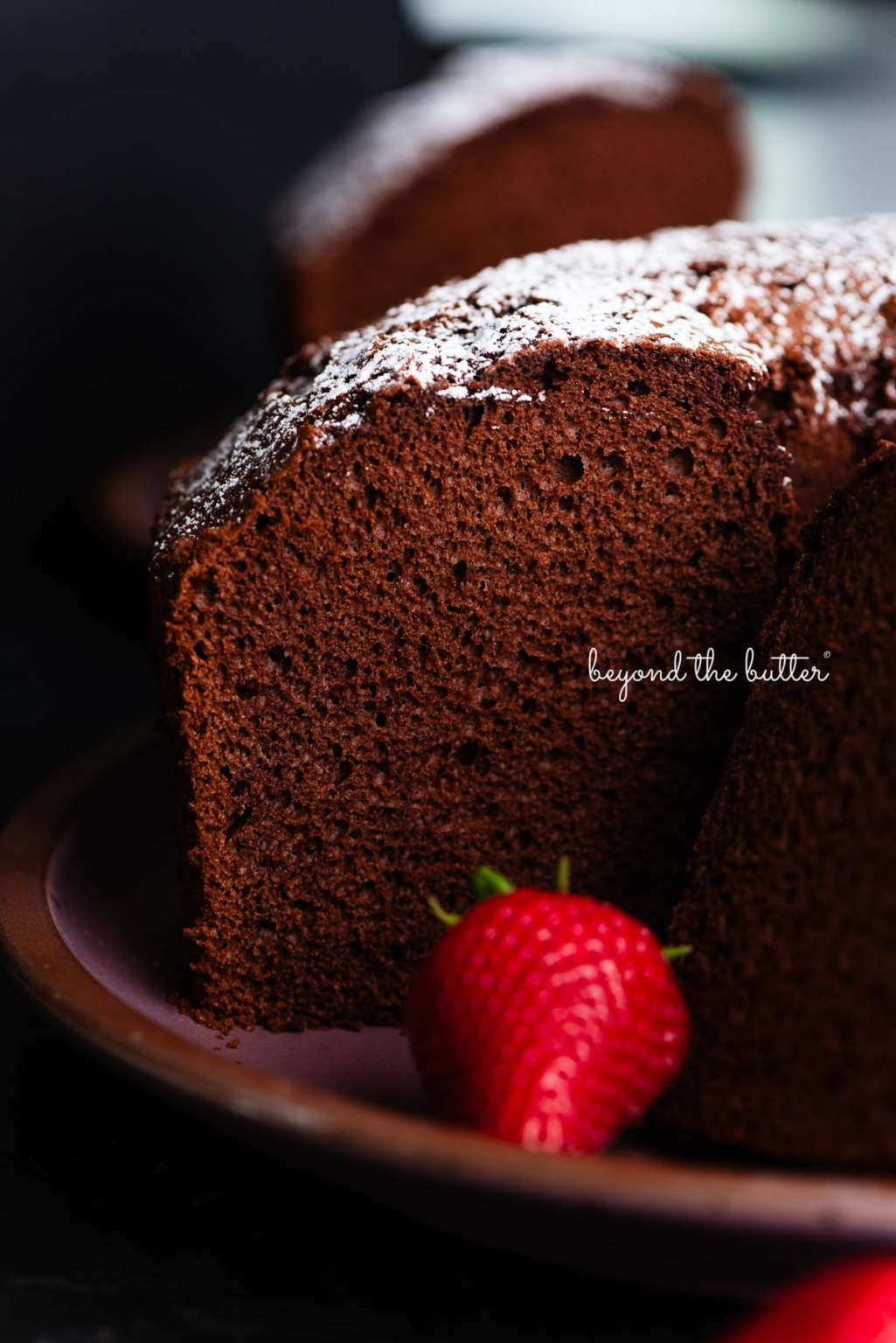 Chocolate Chiffon Cake - Beyond the Butter
