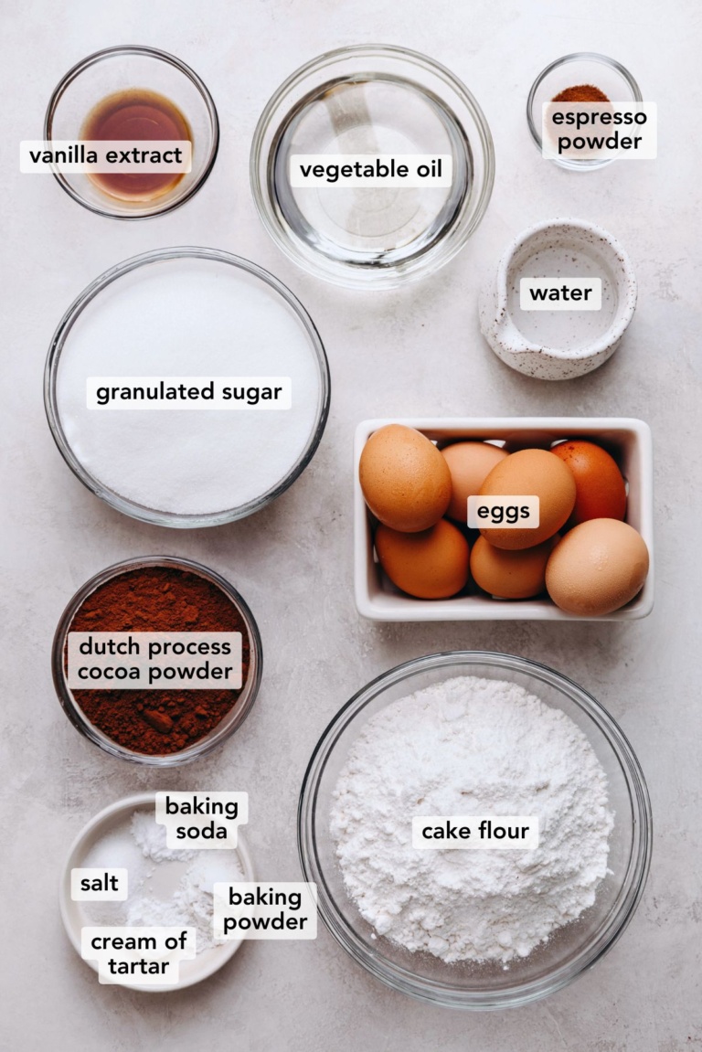 Chocolate Chiffon Cake - Beyond the Butter