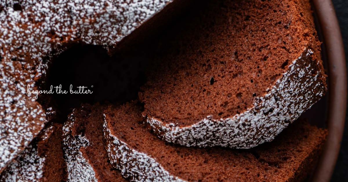 Chocolate Chiffon Cake - Beyond the Butter