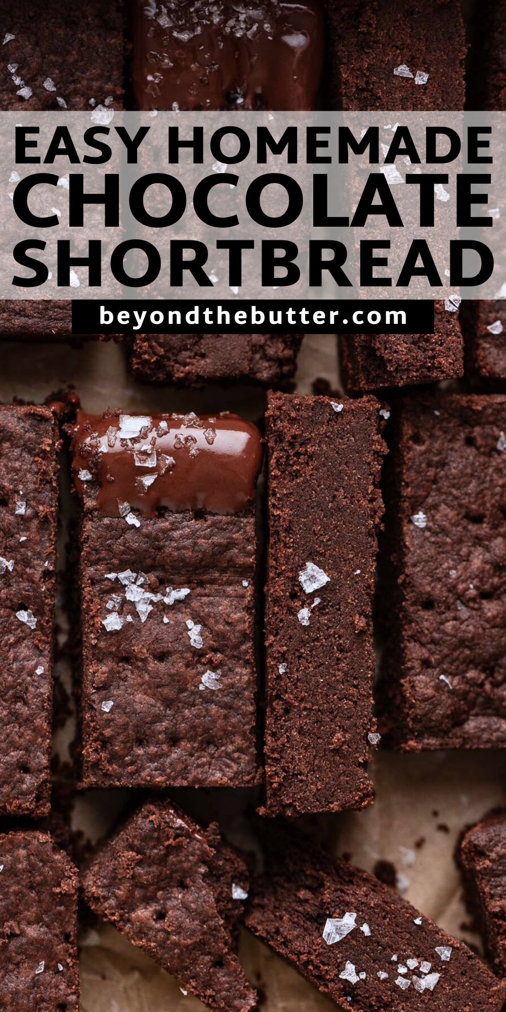 Homemade Chocolate Shortbread - Beyond the Butter