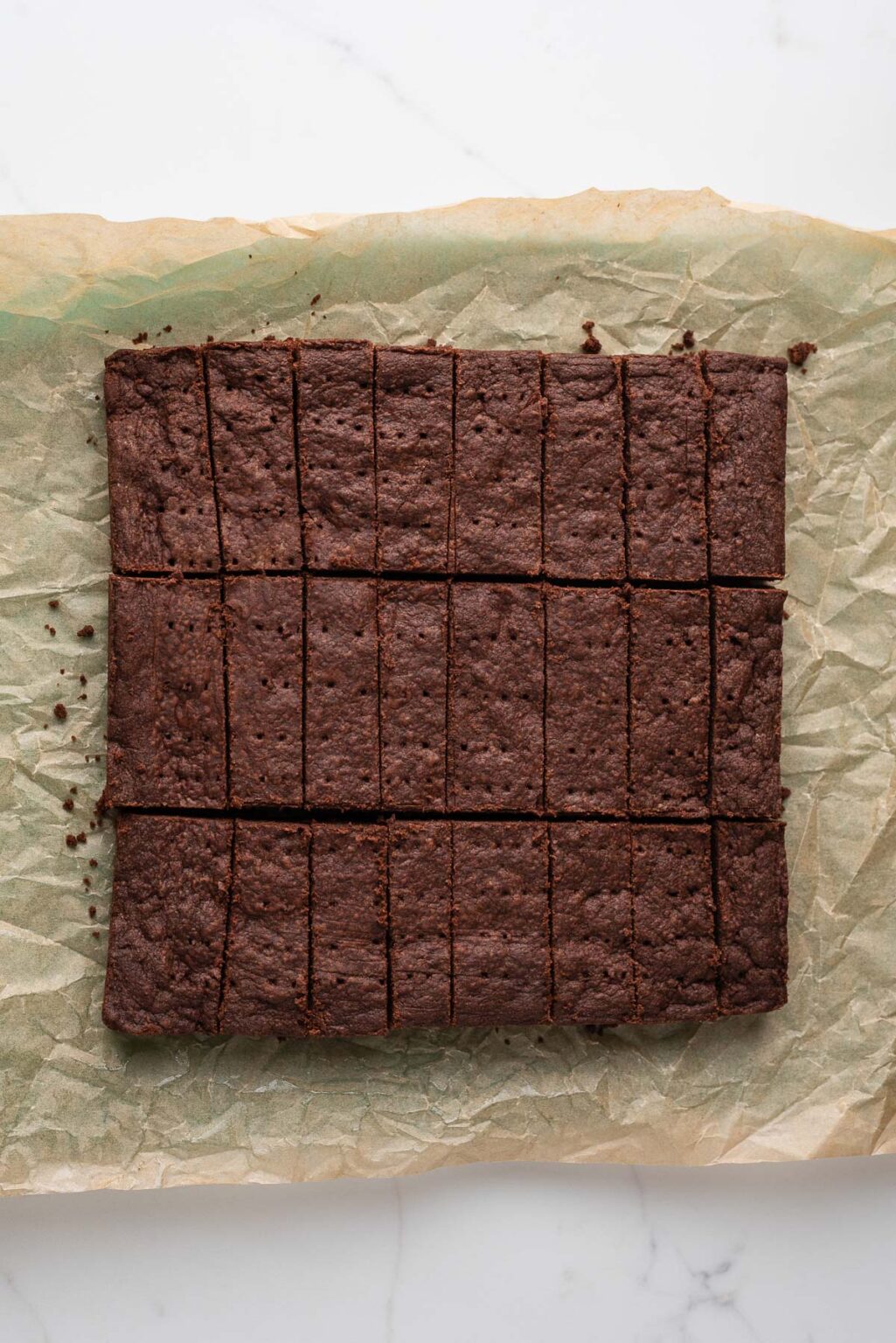 Homemade Chocolate Shortbread - Beyond the Butter
